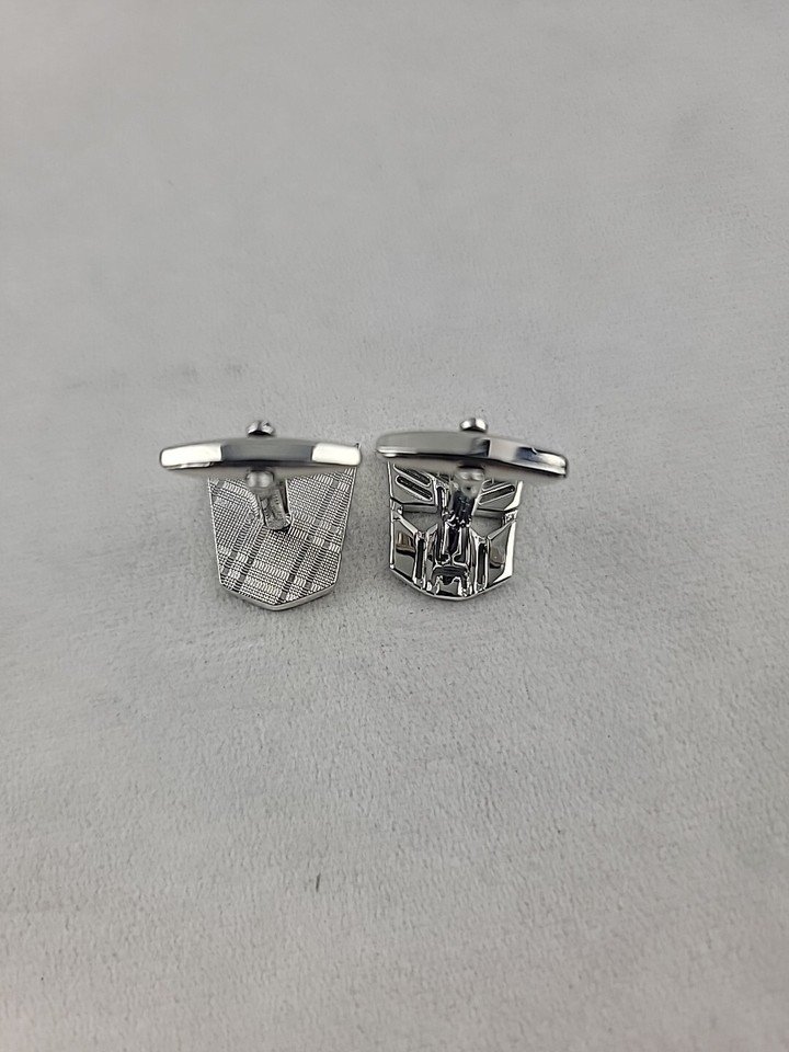 Autobot and Megatron Transformers Silvertone Cuff links | eBay