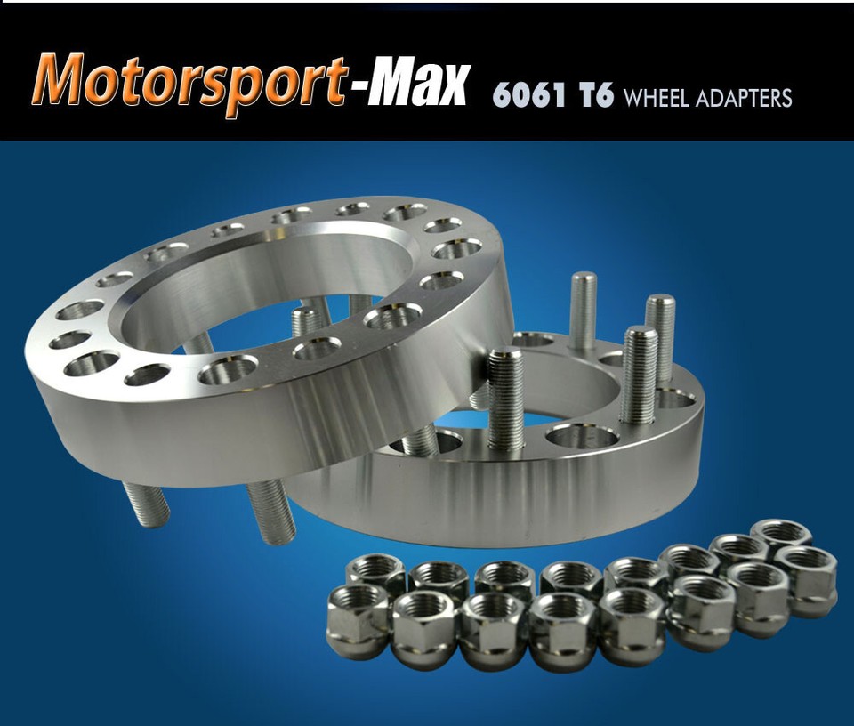 Wheel Adapters Ford 8x170 F250 F350 Super Duty 8 Lug 2" 14x2 1999-2002 ...