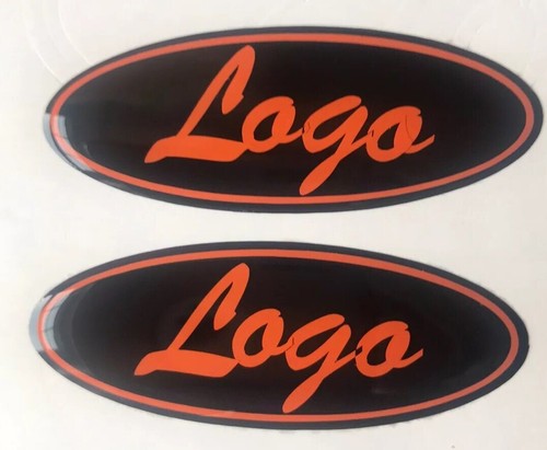 3 X Ford Fiesta MK6 ST150 Gel Badge Overlays RS ST Black / Orange | eBay UK