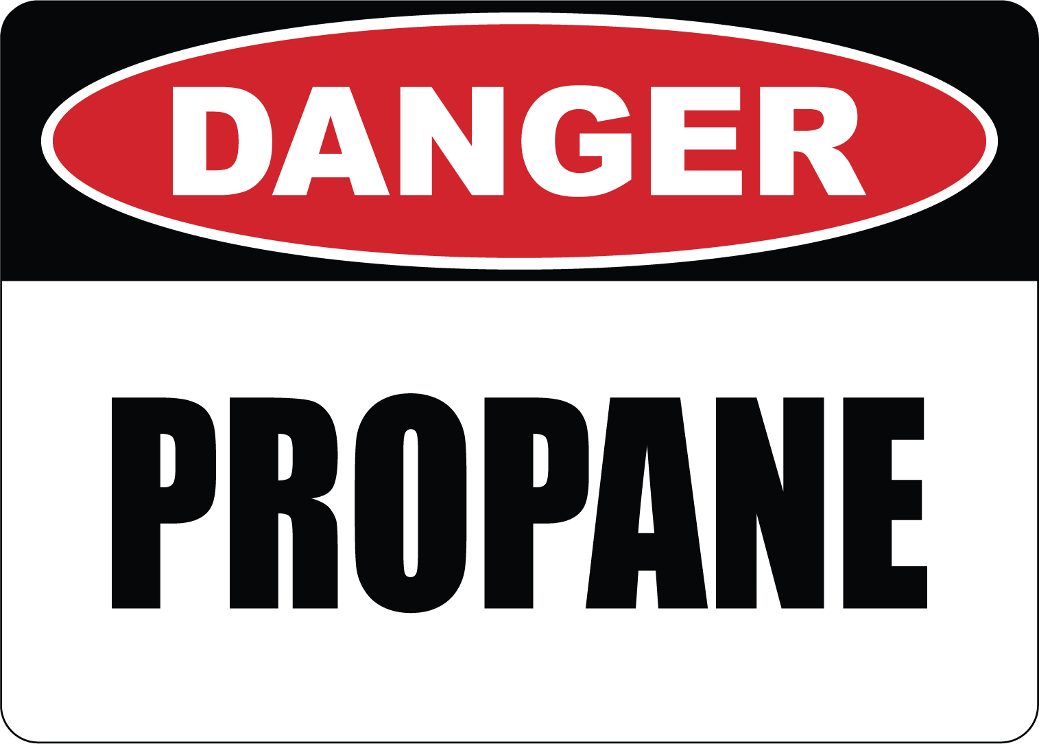 OSHA DANGER: PROPANE| Laminated Vinyl Decal Sticker Label | eBay