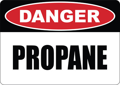 OSHA DANGER: PROPANE| Laminated Vinyl Decal Sticker Label | eBay