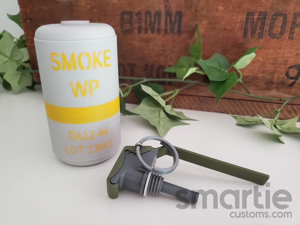 FAKE M15 White Phosphorus WP Smoke Grenade - Accurate Size Plastic ...
