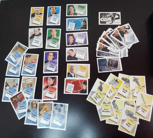 Clue Seinfeld Board Game Replacement Cards - Intrigue, Rumor ...