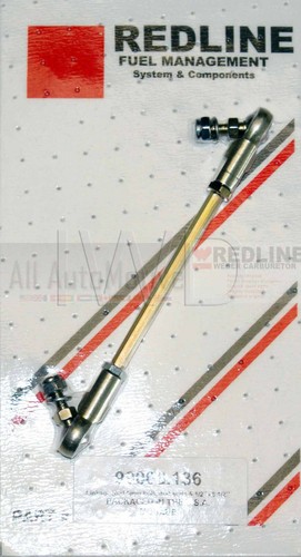 Weber Carb Universal adjustable Throttle Linkage Rod - 6"- swivel ends ...