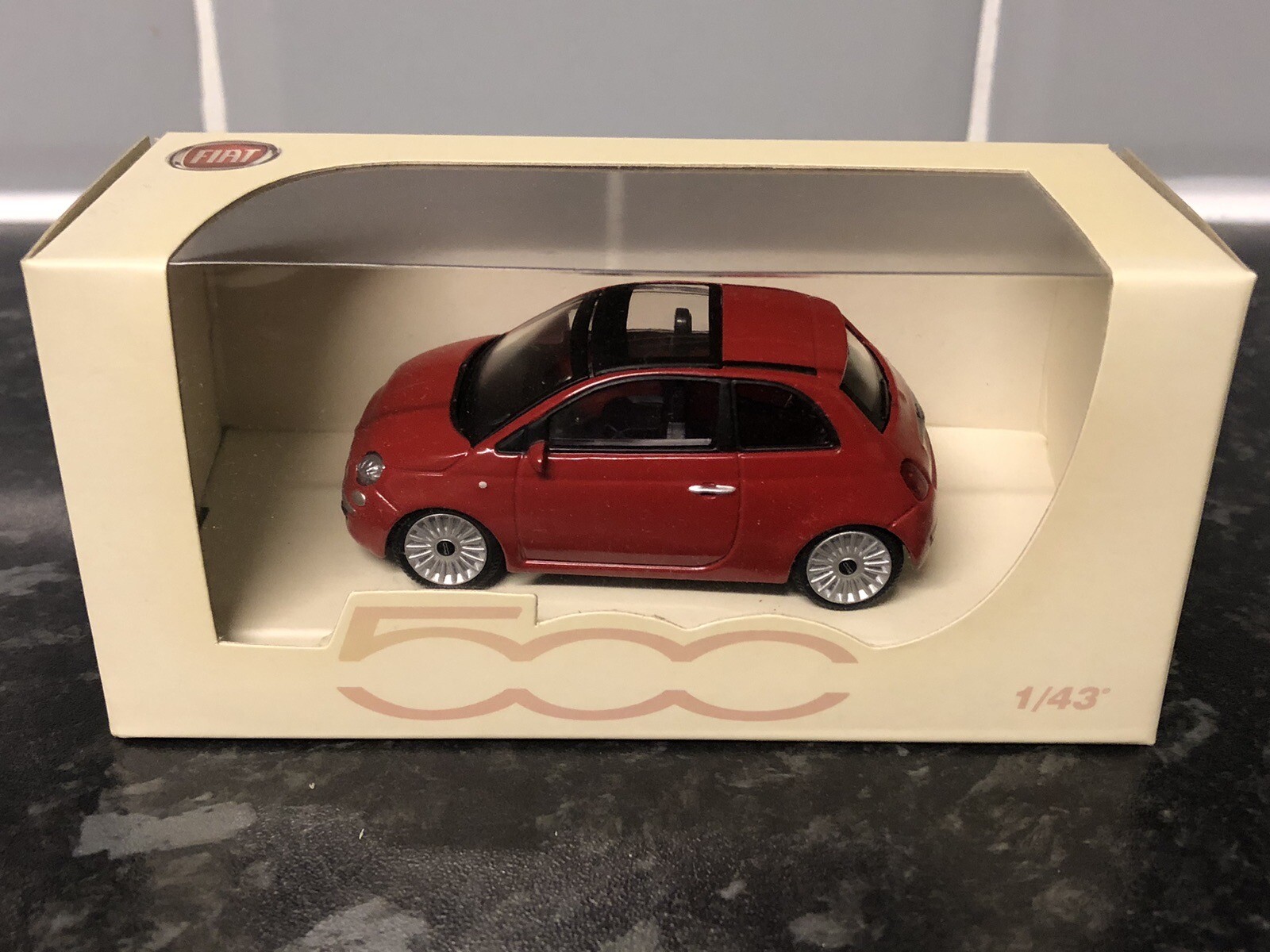 MONDO+1+43+Scale+Fiat+500+Die+Cast+Model+Car+Yellow for sale online | eBay
