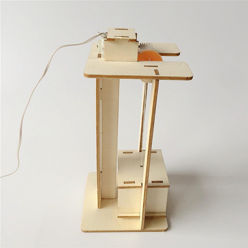 Wooden Elevator Toys Science Educational Toy Children Innovation ...