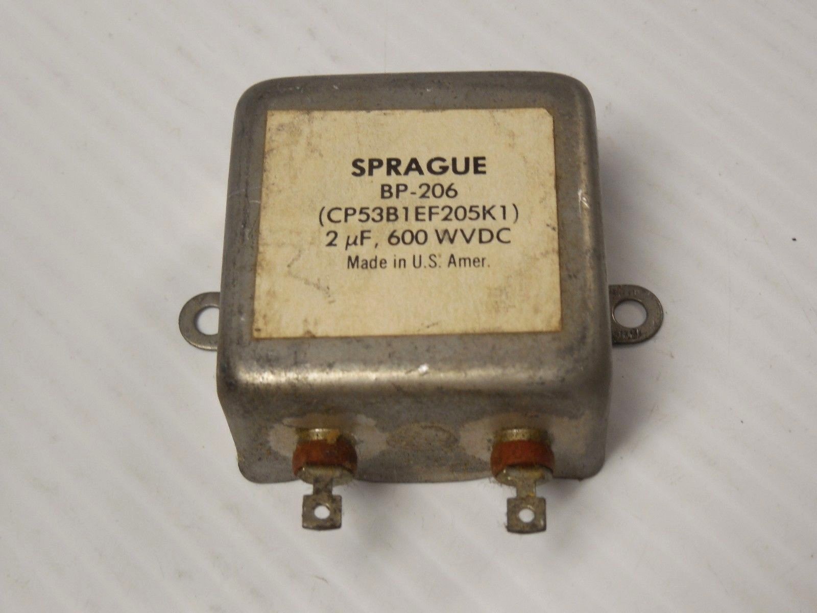 NEW SPRAGUE CAPACITOR BP-206 BP206 600WVDC 2µF | eBay