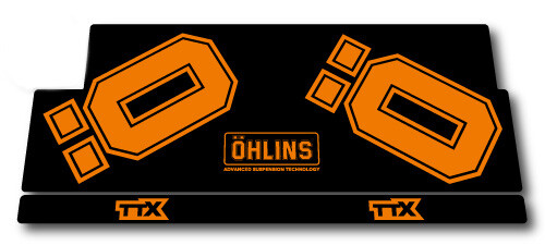 Ohlins TTX Air Rear Shock Stickers 2022 2023 Mountain Bike Downhill ...