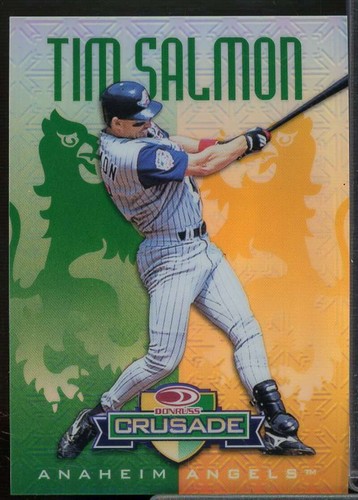 Tim Salmon Card 1998 Donruss Crusade Green #1 | eBay