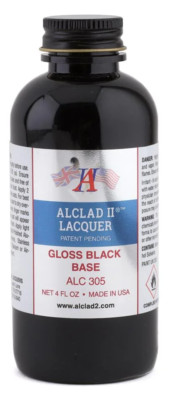 Alclad II ALC-305 Gloss Black Enamel Base Primer Paint 4oz - US Fast ...