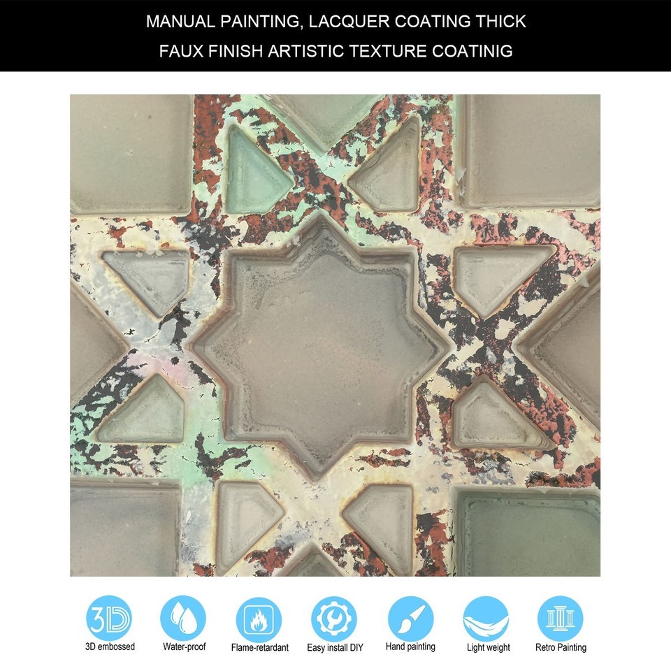 Chalk painted ceiling tiles Interior roof panels for Cafe Club PL85 ...