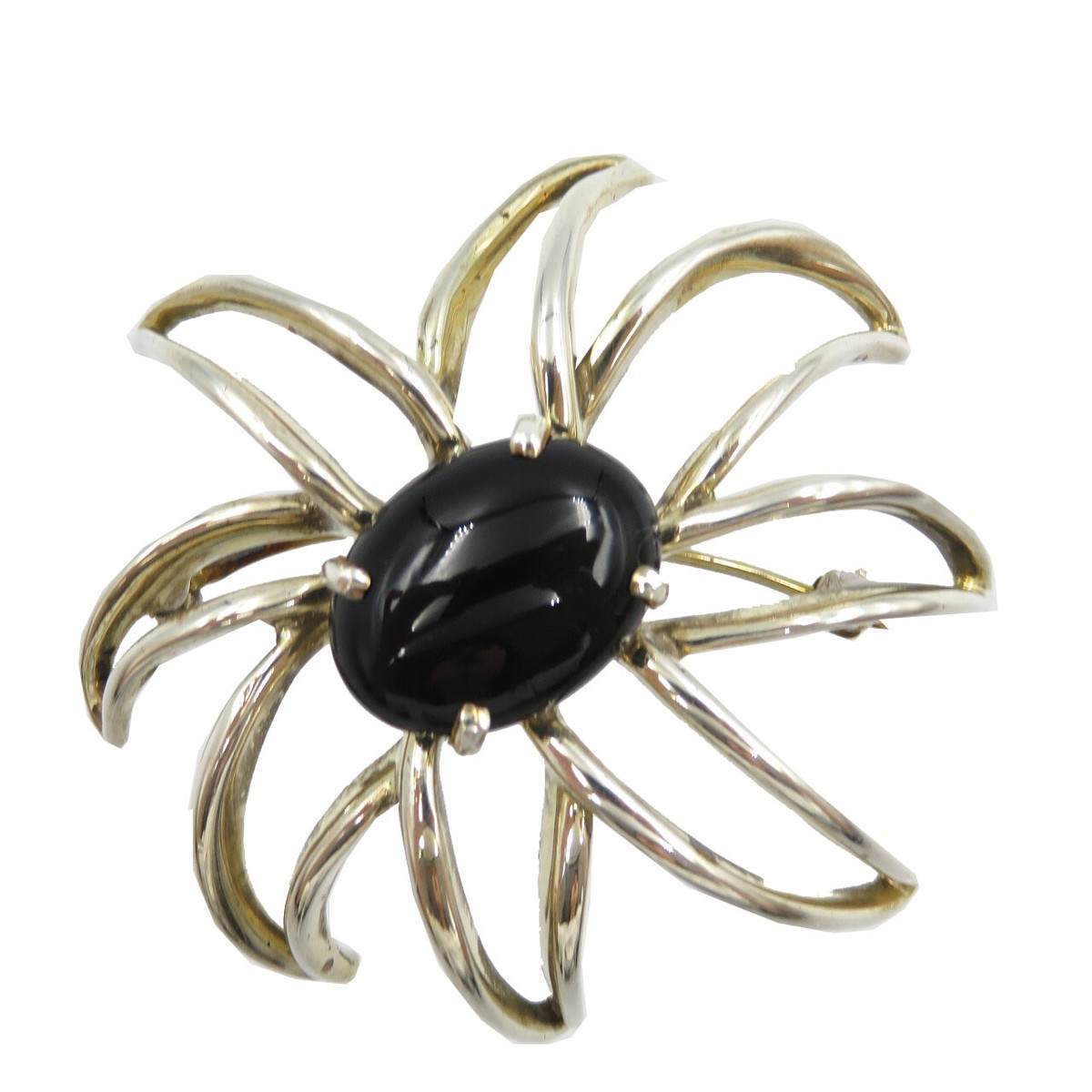 AUTHENTIC TIFFANY&Co. Fireworks Brooch Silver/Black AUTHENTIC TIFFANY&Co. Fireworks Brooch Silver/Black