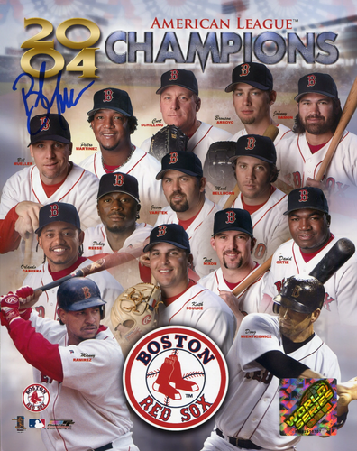 Bill Mueller Autographed Boston Red Sox American League Champions 8x10 ...