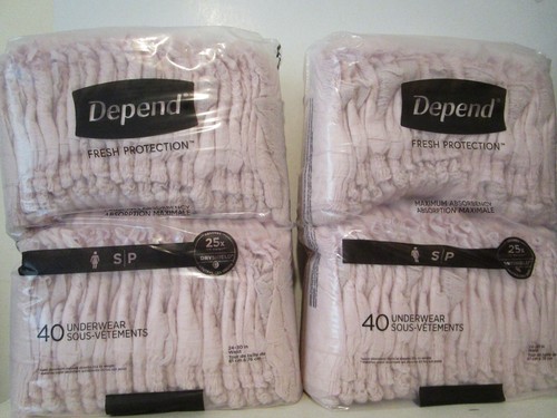 Depend Fresh Protection Adult Incontinence Underwear for Women Small ...