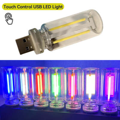 Touch Control Car USB LED Light Atmosphere Light Bulb Incandescent Lamp ...