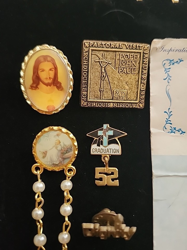 Vintage Religious Christian Catholic Presbyterian Lapel Pin Lot 15 ...