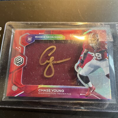 2020 Elements Chase Young Rookie Neon Signs Auto 07/25 | eBay