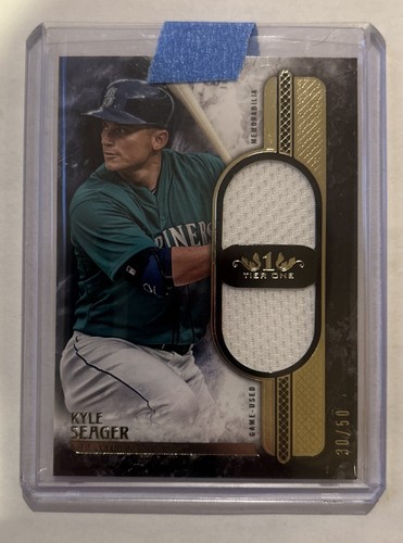 2016 Topps Tier One Relics Dual Swatch /50 Kyle Seager #T1DR-KSE | eBay