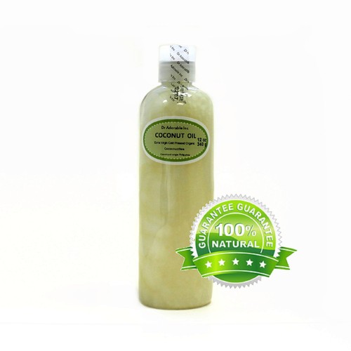 Premium Pure Organic Cold Pressed Best Extra Virgin Coconut Oil 2 oz up ...