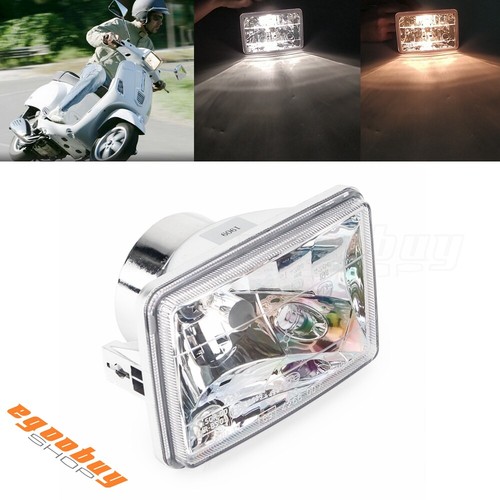 E3 E-Mark Clear Motorcycle Scooter Rectangle Headlight For S150 2007 ...