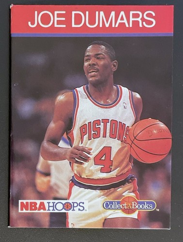 Joe Dumars - 1990 NBA Hoops Basketball - CollectABooks - Booklet - Rare ...