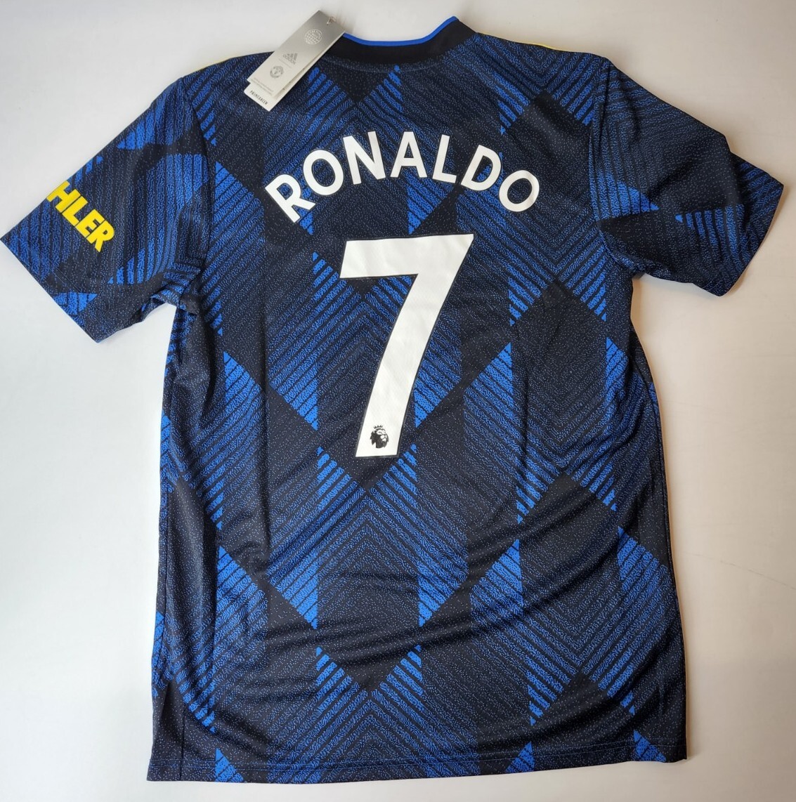 Manchester United 21/22 Third Jersey Ronaldo adidas M-2XL NEW #7 Blue ...