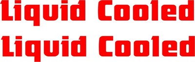 LIQUID COOLED Decals x 2 to suit KAWASAKI | eBay Australia