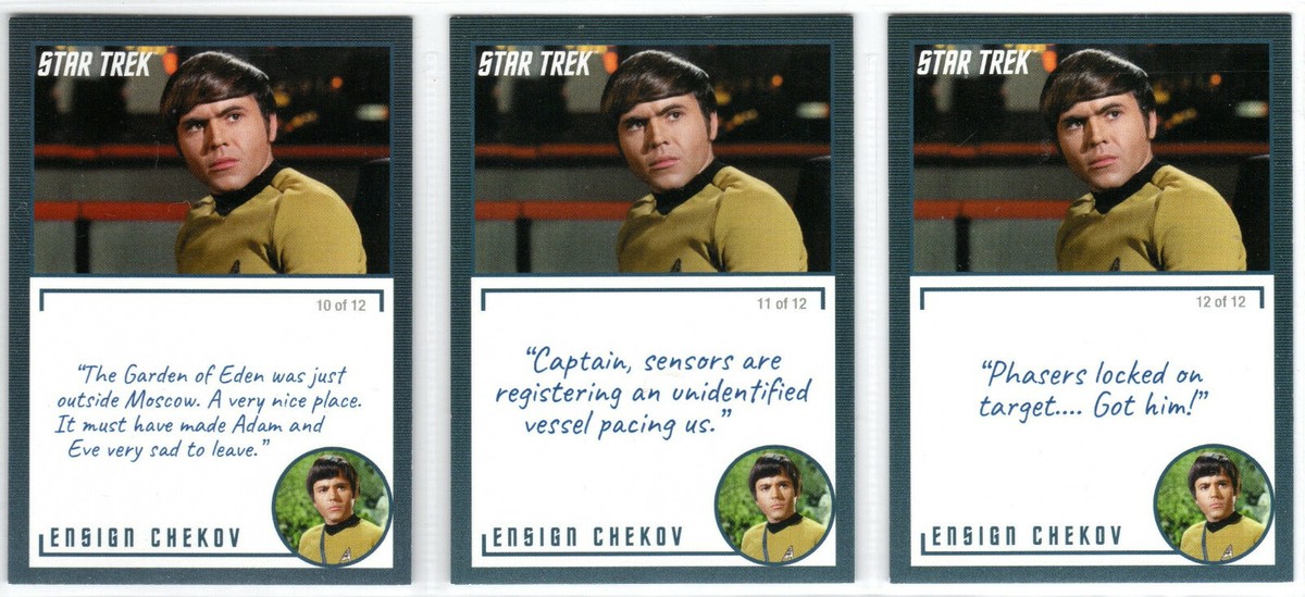 Star Trek Chekov Quotes Complete List Of Ornaments (1991 2025)