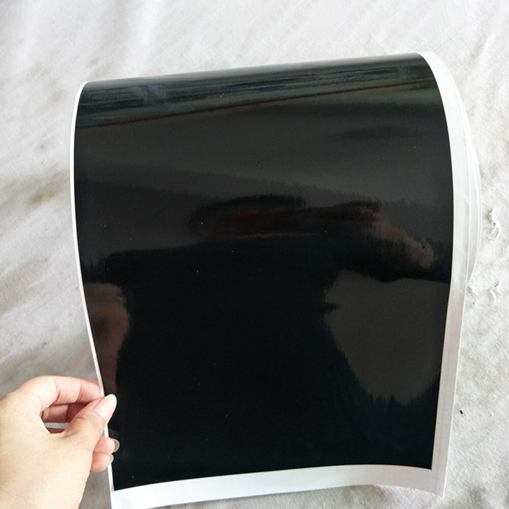 GLOSS BLACK WINDSCREEN SUN SHADE VISOR FILM STRIP STICKERS 20CM*150CM ...