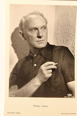 21490 Ross Film Foto Ak 3431/1 Peter Voss Fumante IN Camicia A 1940 ...