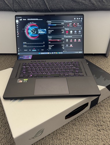 ASUS - ROG Zephyrus 15.6" WQHD 165Hz Gaming Laptop-AMD Ryzen 9-16GB ...