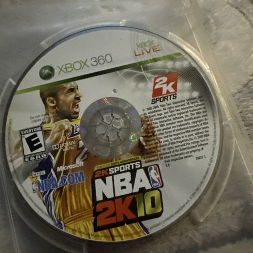 NBA 2K10 (Xbox 360, 2009) Disc Only 710425396373 | eBay