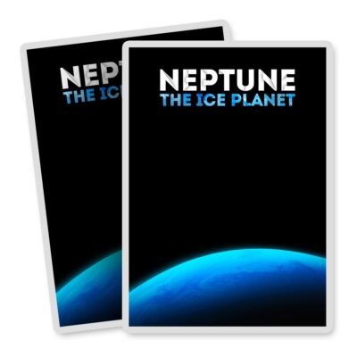 2x Vertical Vinyl Stickers Neptune The Ice Planet Solar System #63214 ...
