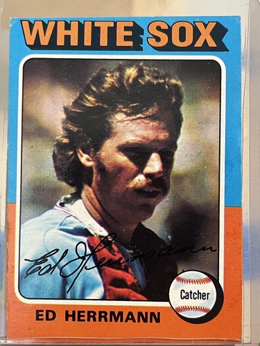 1975 Topps Baseball #219 Ed Herrmann White Sox | eBay