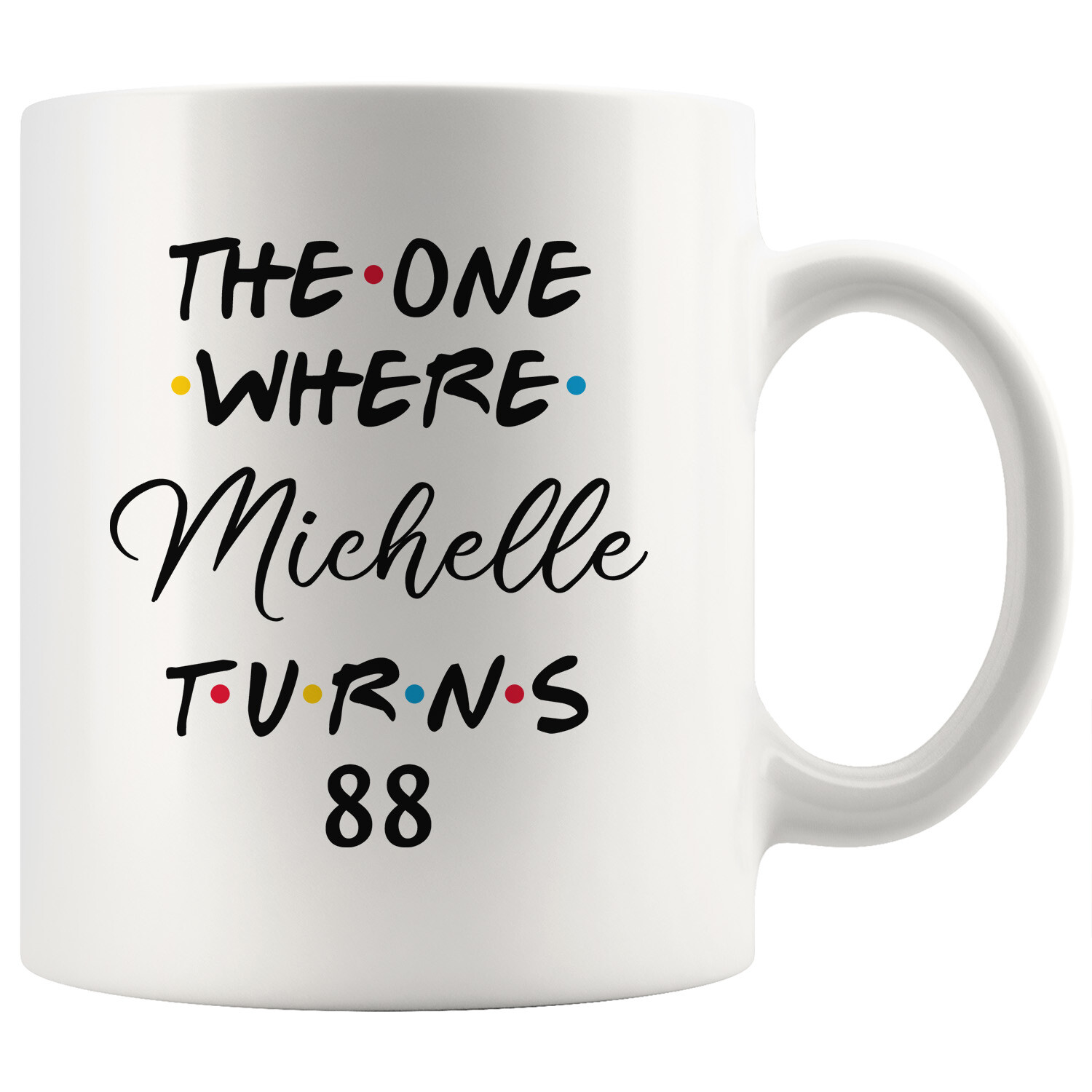 Personalized 86th 87th 88th 89th Birthday Mug, 86 87 88 89 Years Old ...