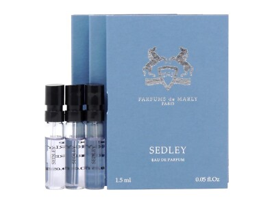 PDM PARFUMS DE MARLY SEDLEY EDP 1.5ml .05fl oz x 3 COLOGNE PERFUME ...