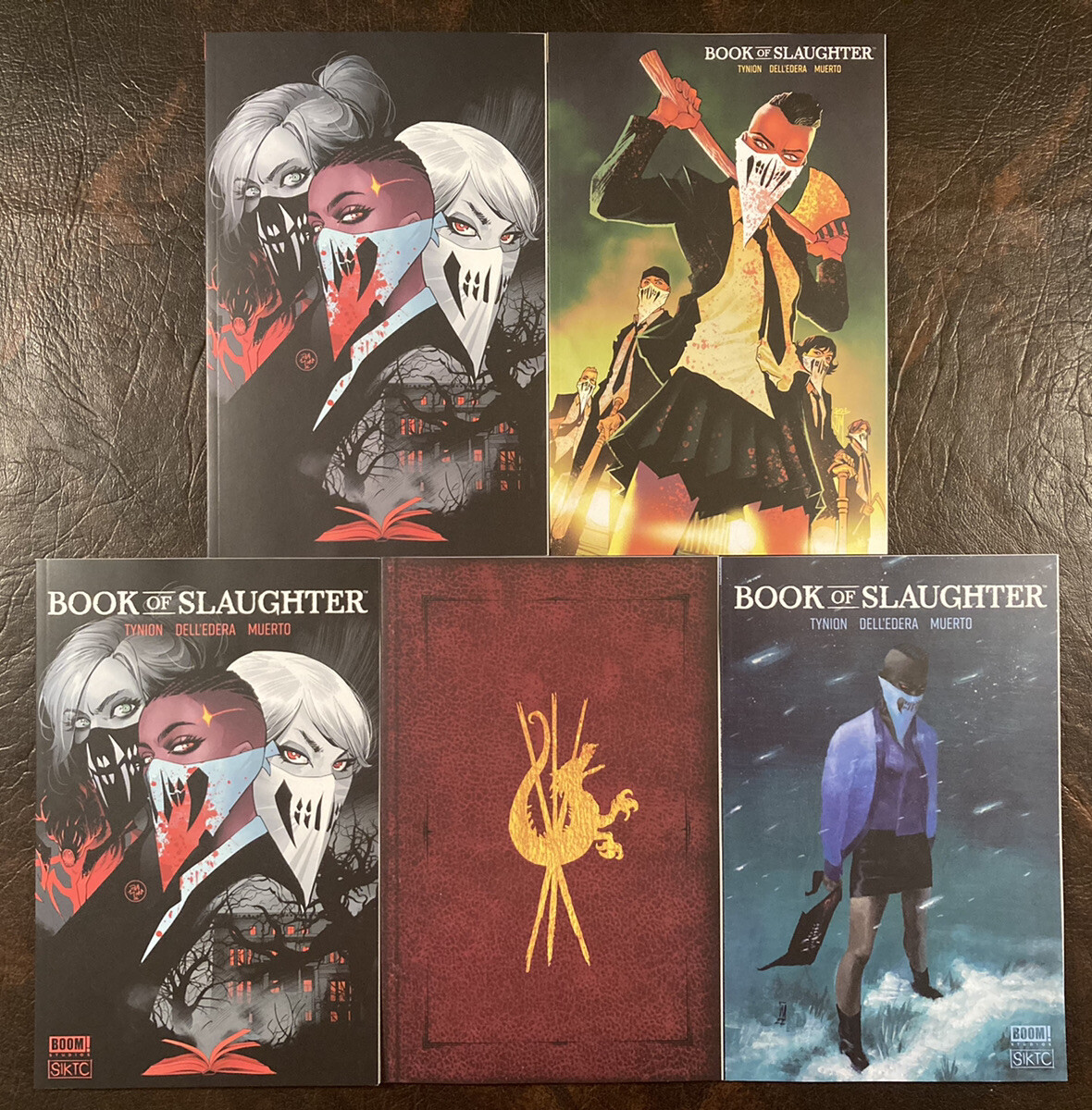 BOOK OF SLAUGHTER VARIANT SET OF 5 1:10 MORA BG TODD MANAPUL DELLEDERA ...