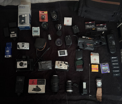 Camera Photography Filming Accessories Large Bundle Job Lot Cameras ...