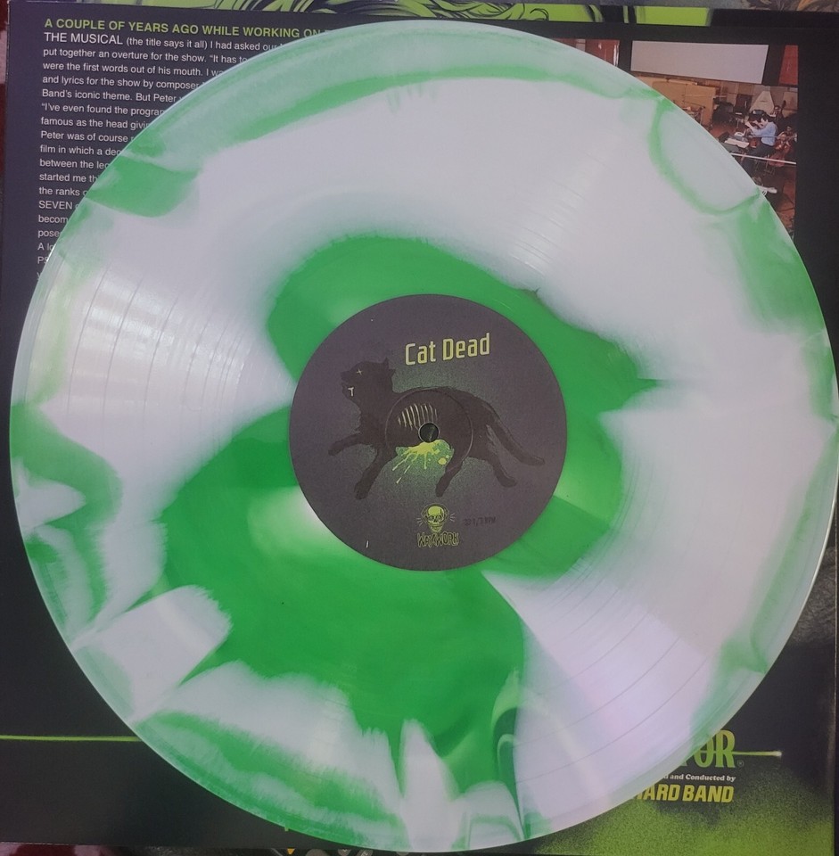 Re-Animator Soundtrack LP 2013 Waxwork Records Lovecraft White Green ...