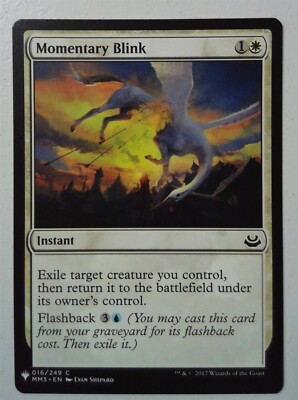 Momentary Blink *Common* Magic MtG x1 Mystery Booster | eBay