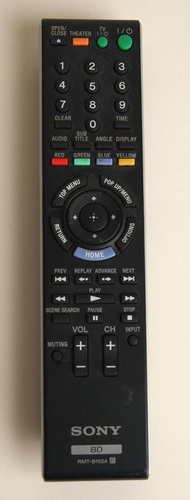 Sony BD RMT-B102A Remote Control For RMT-B102A RMT-B103A 148064911 Blu ...