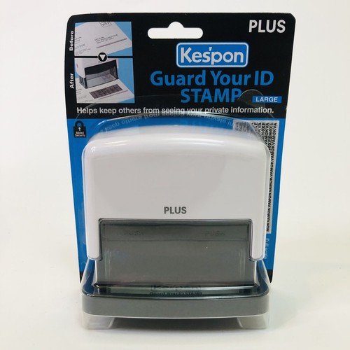 Kespo Guard Your ID Stamp Roller Plus Identity Theft Protection Large ...