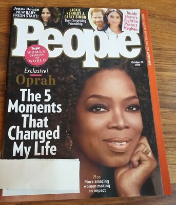 PEOPLE Magazine OCTOBER 21 2019 OPRAH Jenna Dewan JACKIE KENNEDY ~ FREE ...