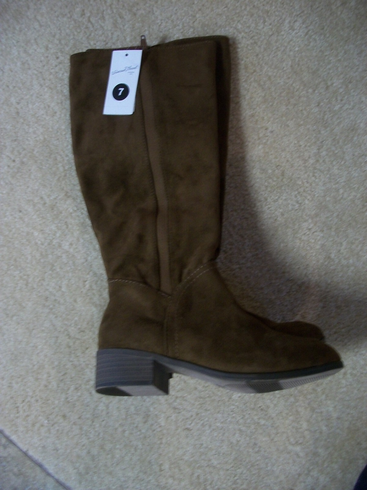 Universal Thread Womens Brown Faux Suede Brielle Riding Boots • Size 6 ...