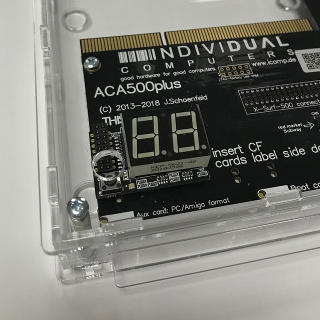Plexi Acryl Gehäuse für ACA500 ACA 500 Plus case Amiga retro Commodore ...