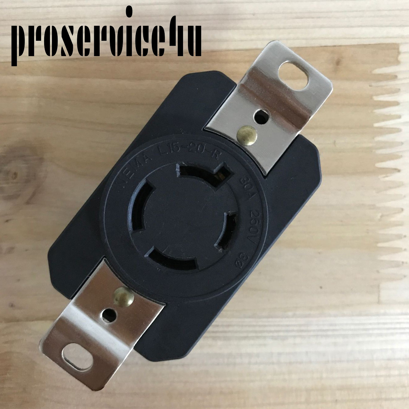 NEMA L15-20 Locking Receptacle Twist Lock Outlet L15-20R 20A 250V | eBay