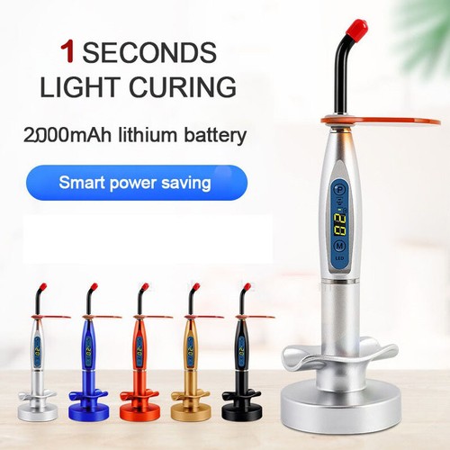 Dental Wireless Cordless LED Cure Resin Curing Light Lamp 1 Second ...