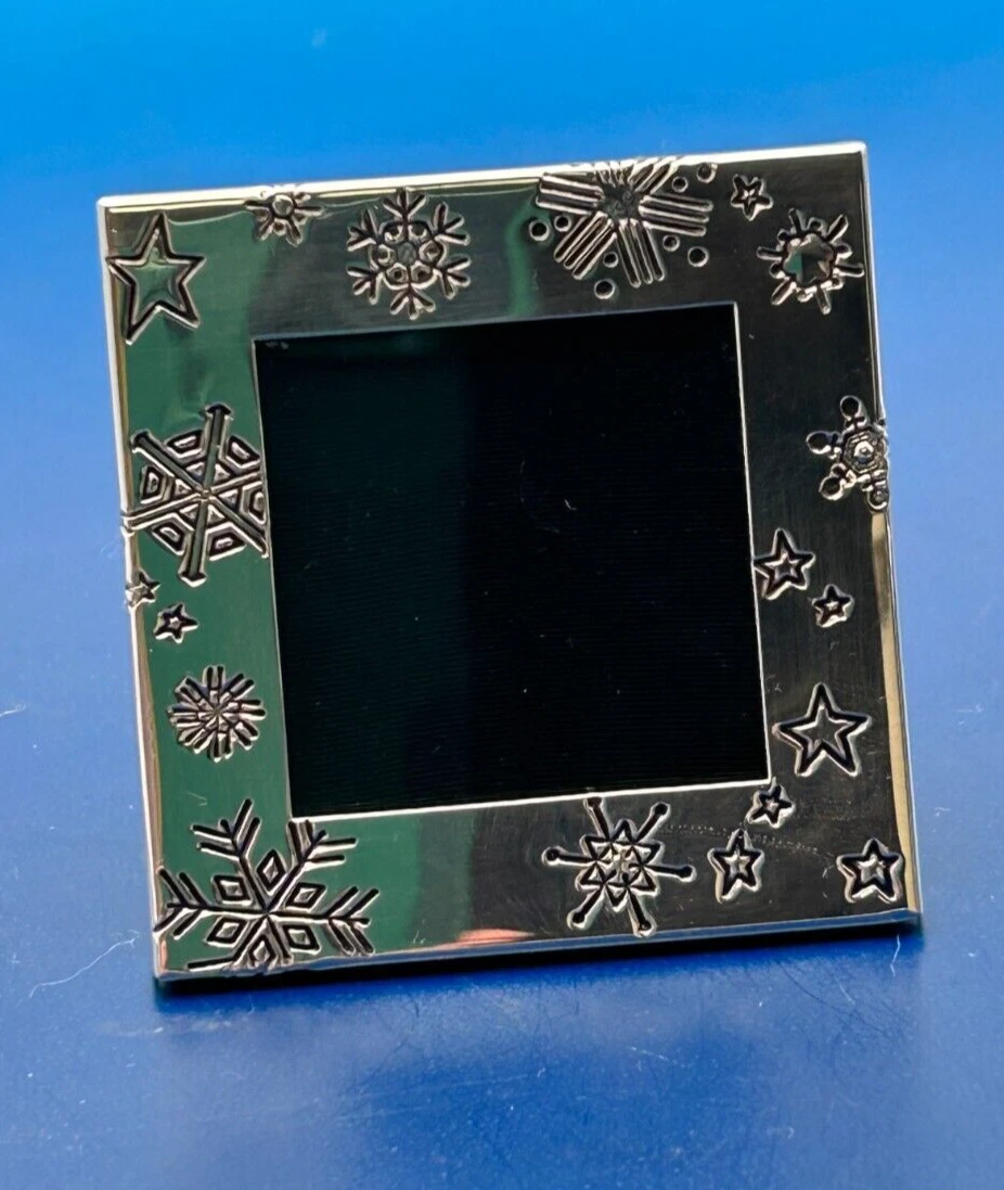Silver Snowflake Frame