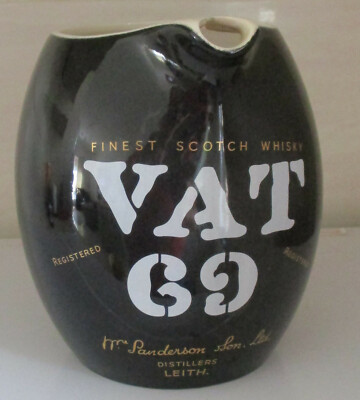 Vintage Wade Water Vat 69 Scotch Whisky14cm bar water jug collection ...