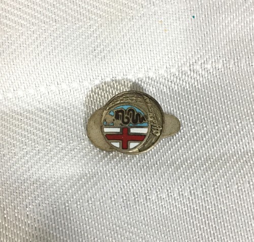 Alfa Romeo OMEA Milano Valbani Italy Buttonhole Vintage Lapel Pin Badge ...